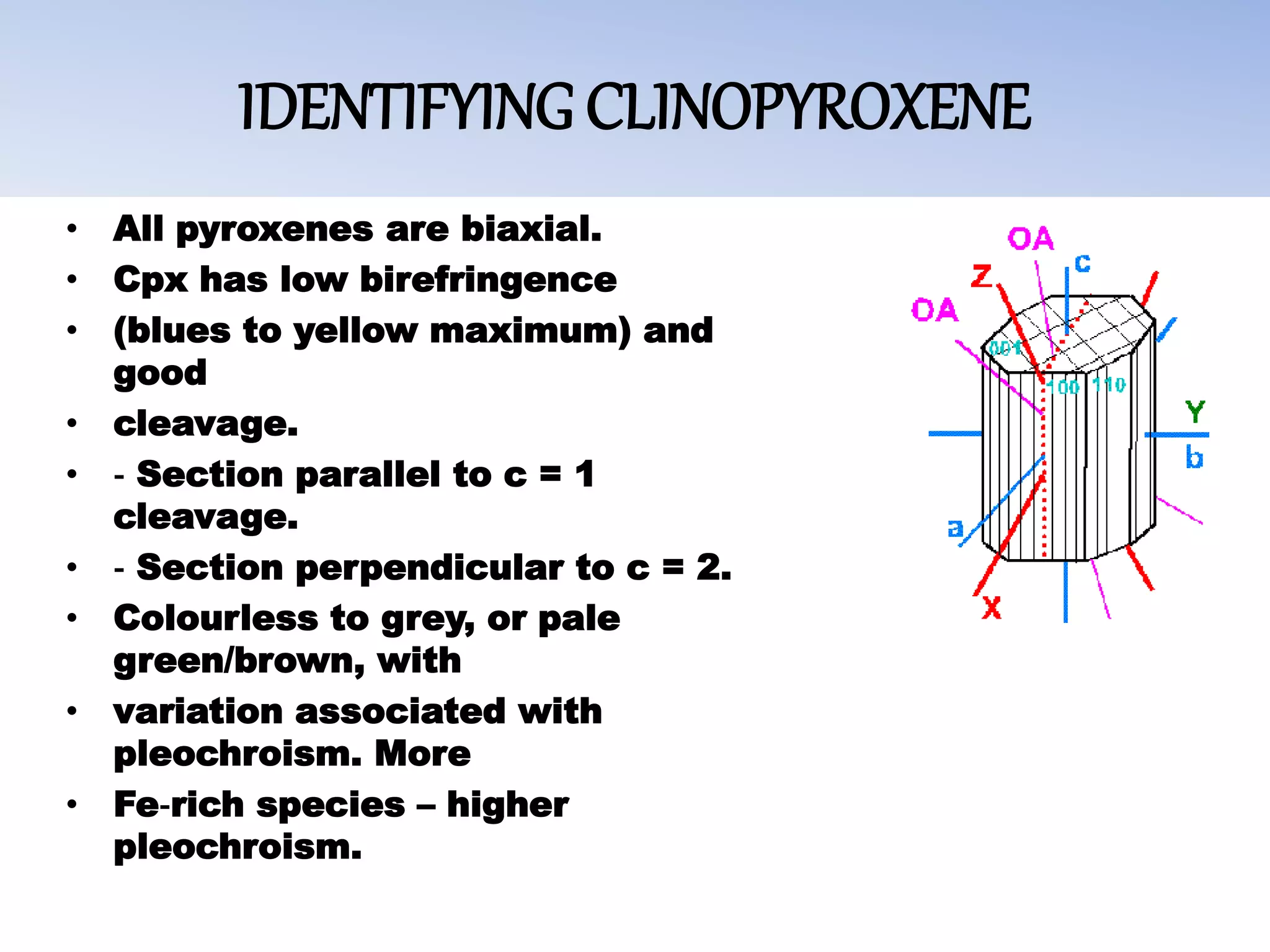 PYROXENE GROUP OF MINERALS | PPTX
