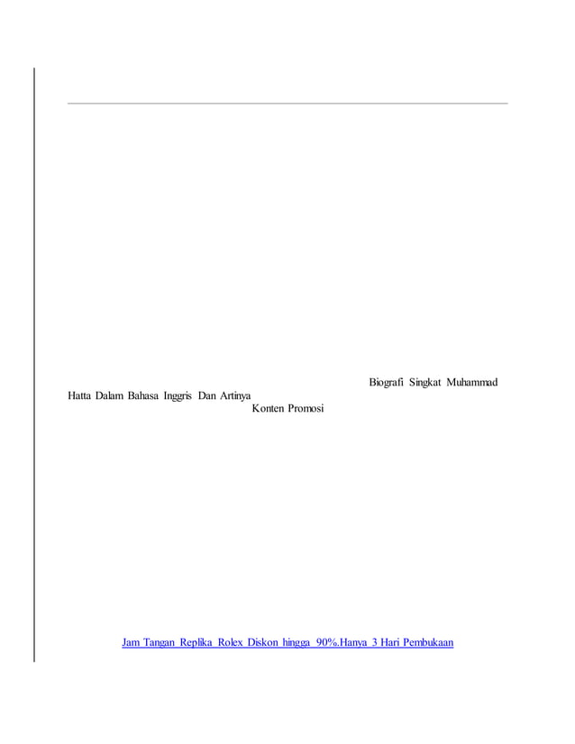 Muhammad hatta text | PDF