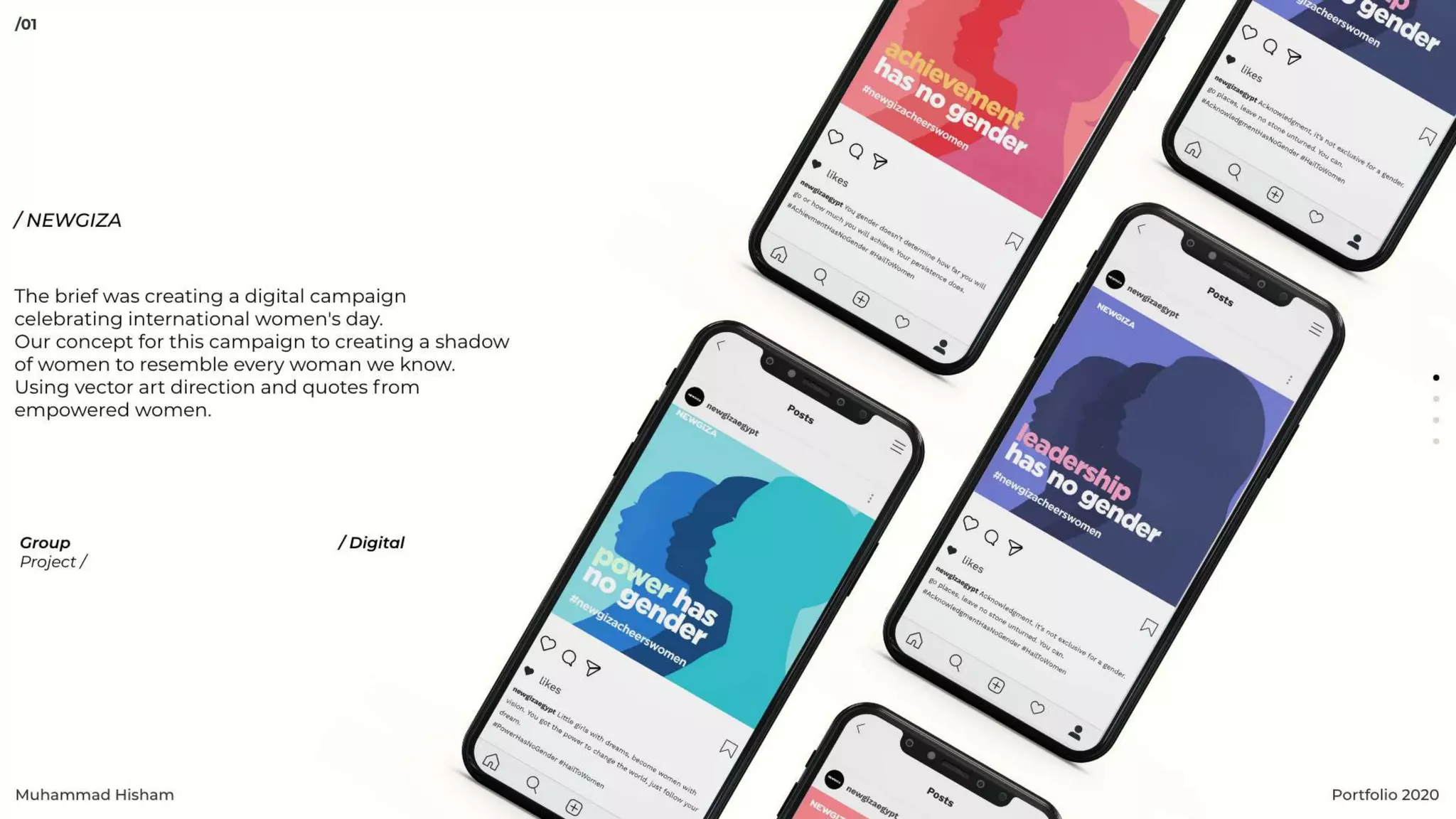 Muhammad Hisham portfolio | PPT | Free Download