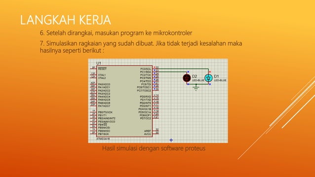 LED Flip-flop dengan Atemega16 | PPT