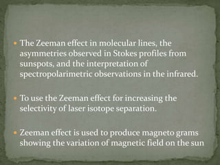 Zeeman Effect | PPTX