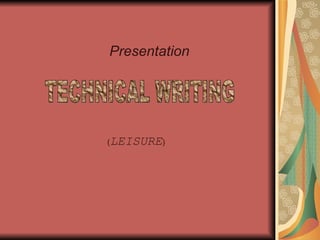 difference between literary and technical writing | PPT