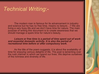 difference between literary and technical writing | PPT