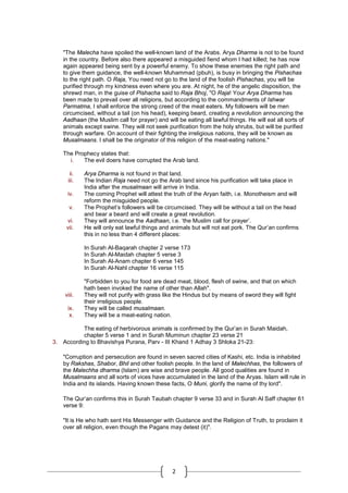 Muhammad in hindu scriptures | PDF | Hinduism | Religion & Spirituality