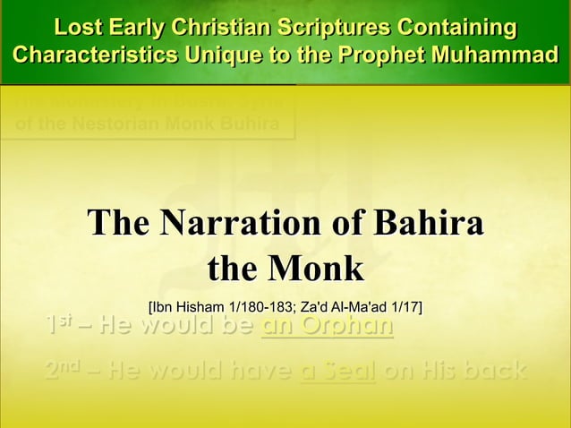 Muhammad in the bible part 1 | PPTX