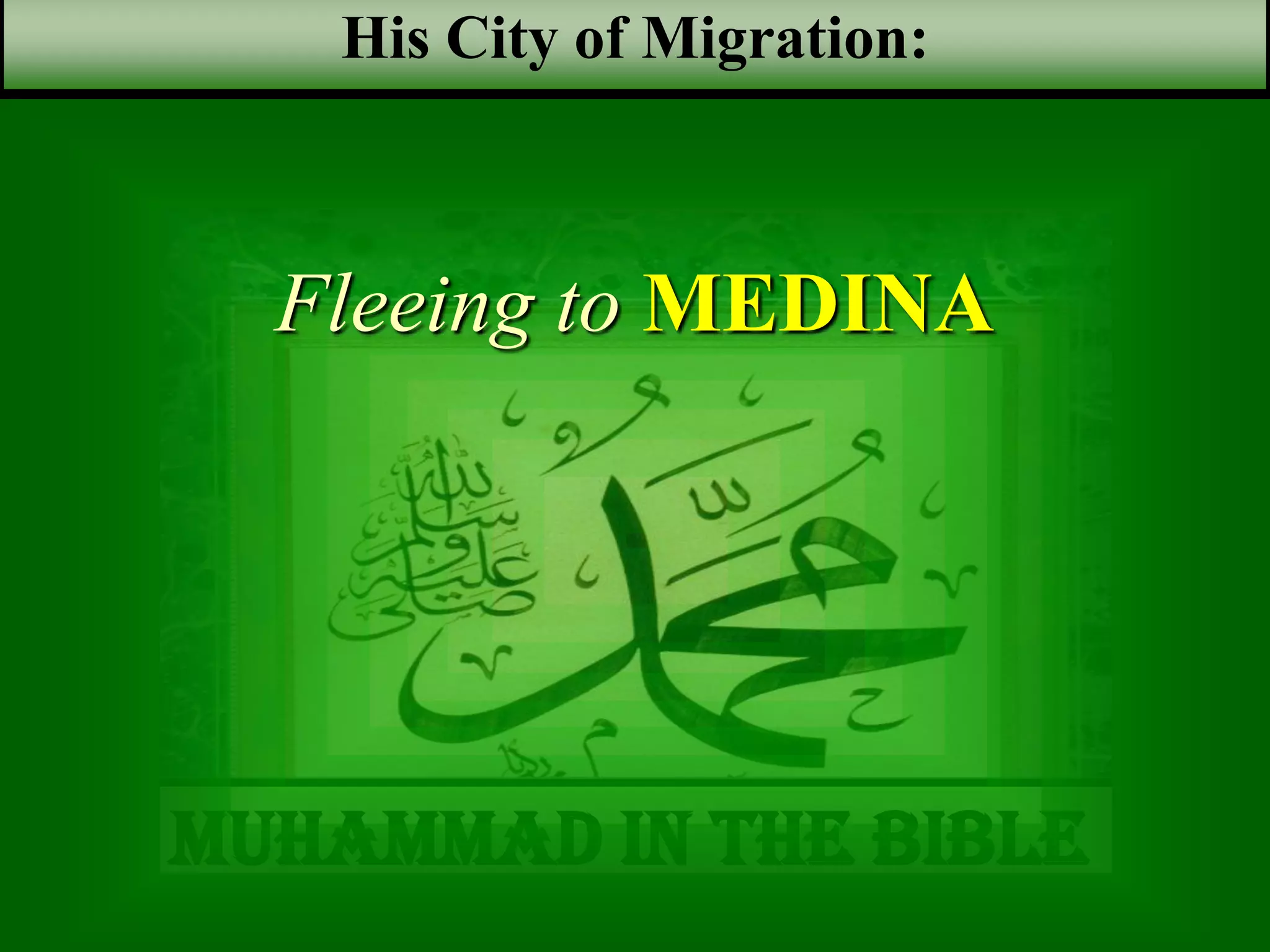 Muhammad in the bible part 2 | PPTX
