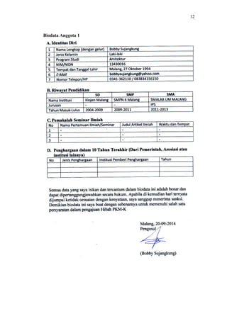 Contoh Proposal PKMK | PDF