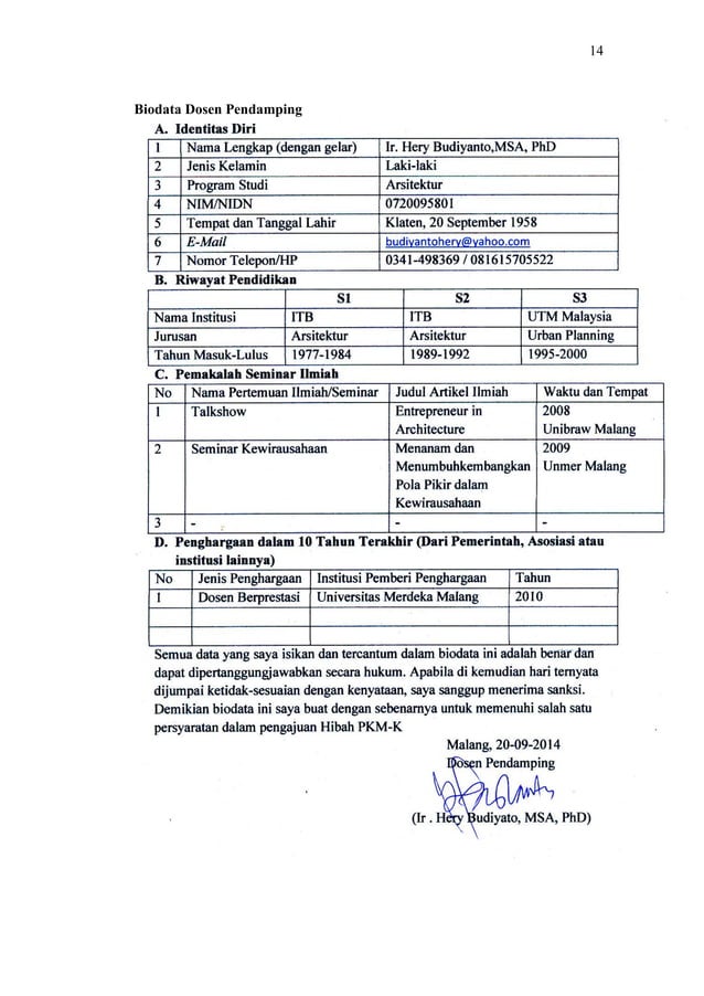 Contoh Proposal PKMK | PDF