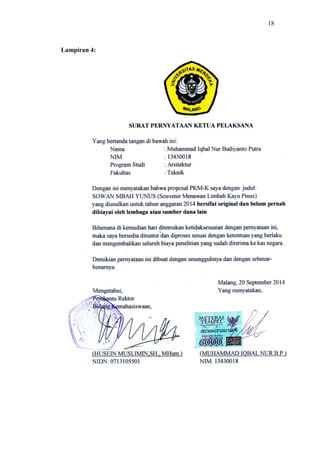 Contoh Proposal PKMK | PDF