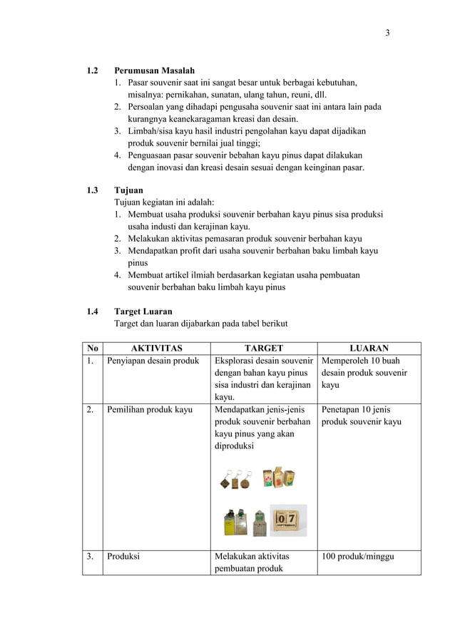 Contoh Proposal PKMK | PDF