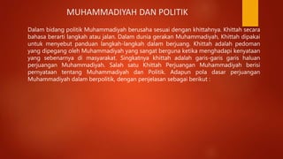 Muhammadiyah dan politik | PPTX