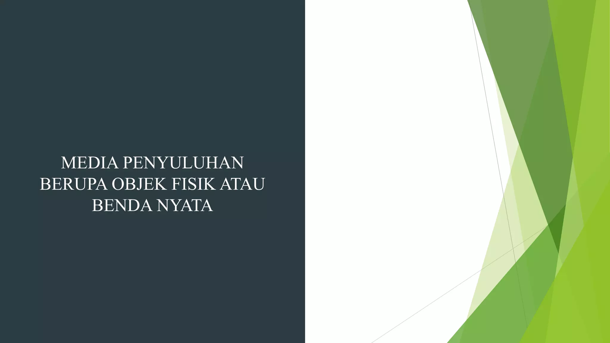 Muhammad jumhar azhari Jenis jenis media penyuluhan | PPT