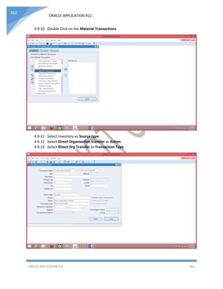 Oracle Inventory Complete Implementation Setups. | PDF