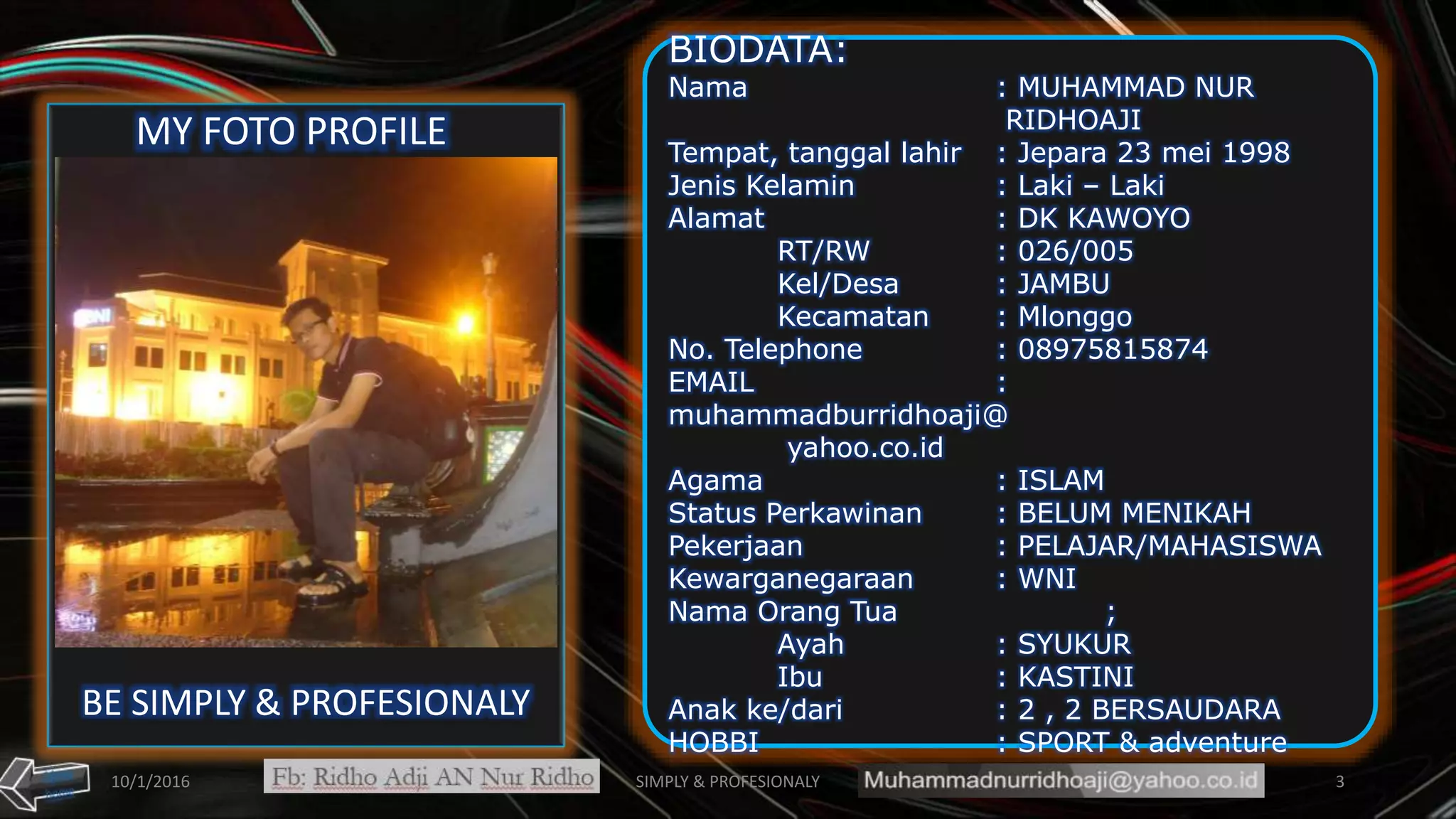 Muhammad nur ridho aji | PPTX