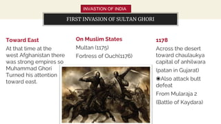 Muhammad of Ghor / Shihab ad din Ghori presentation | PPTX