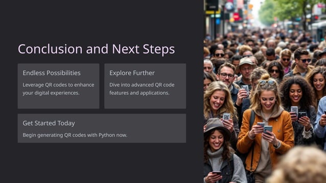 Qrcode generator Python project personation .pptx | Web Design and HTML ...