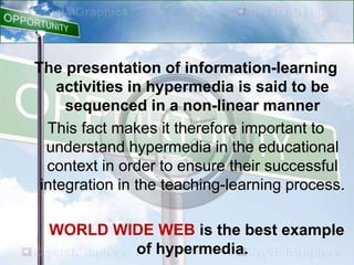 Hypermedia in brief | PPTX | Internet for Beginners | Internet