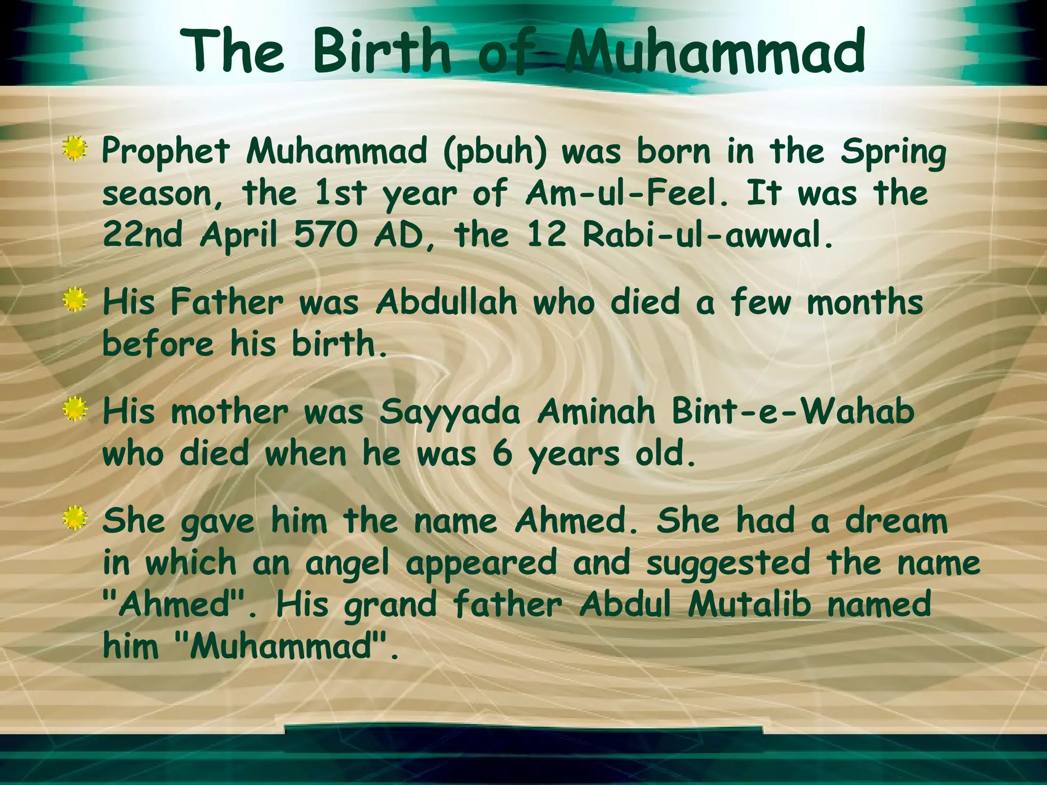 The Prophet of Islam, Muhammad (saw) | PPS