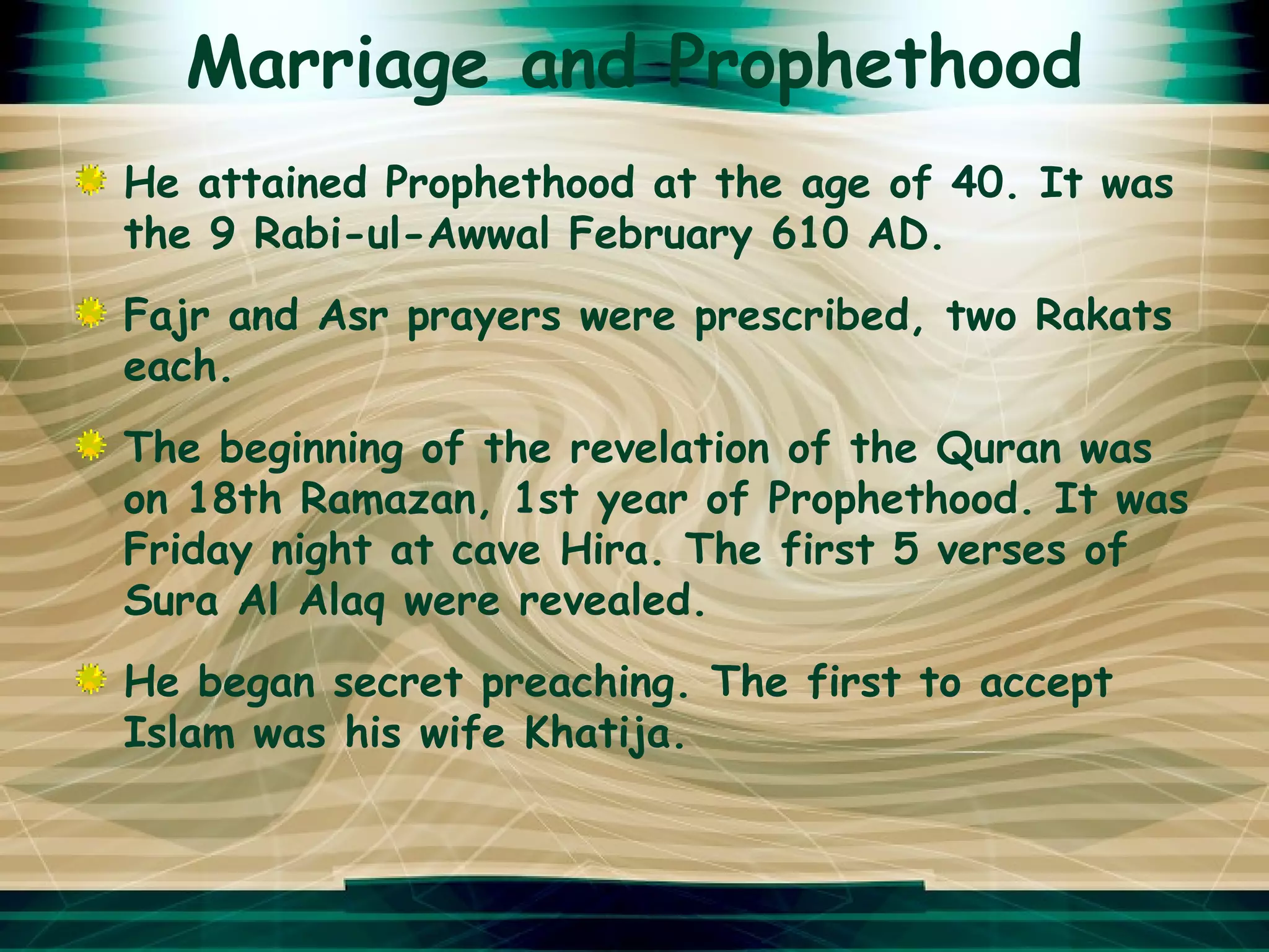 The Prophet of Islam, Muhammad (saw) | PPS
