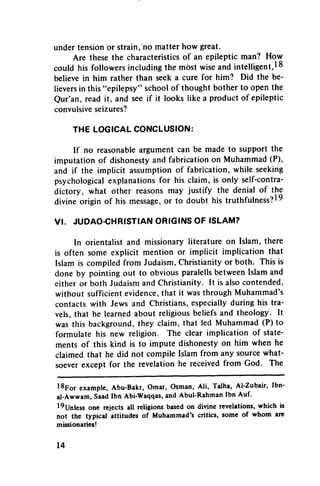 Muhammad's prophethood analytical view | PDF