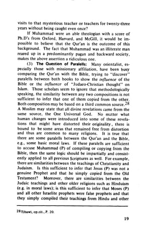 Muhammad's prophethood analytical view | PDF