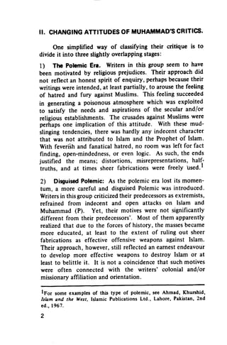 Muhammad's prophethood analytical view | PDF