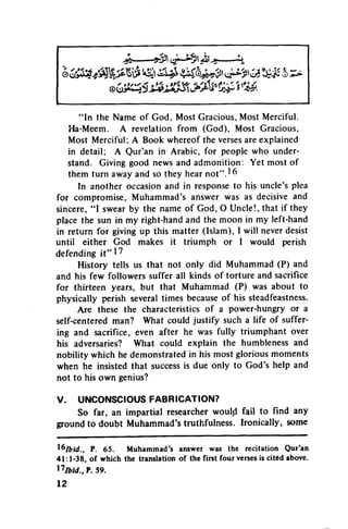 Muhammad's Prophethood - An Analytical View - by DR. JAMAL-A.-BADAWI | PDF