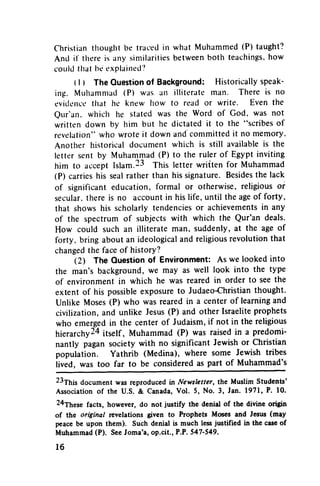 Muhammad's Prophethood - An Analytical View - by DR. JAMAL-A.-BADAWI | PDF