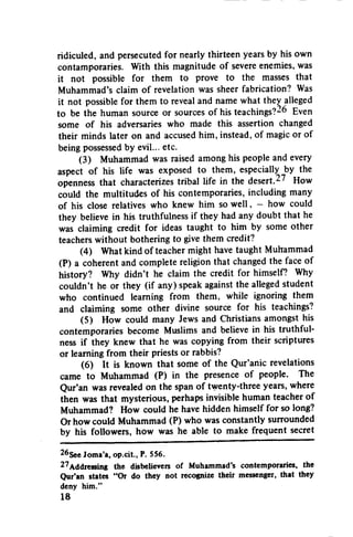 Muhammad's Prophethood - An Analytical View - by DR. JAMAL-A.-BADAWI | PDF