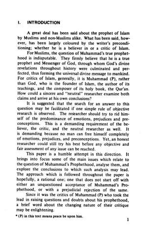 Muhammad's Prophethood - An Analytical View - by DR. JAMAL-A.-BADAWI | PDF