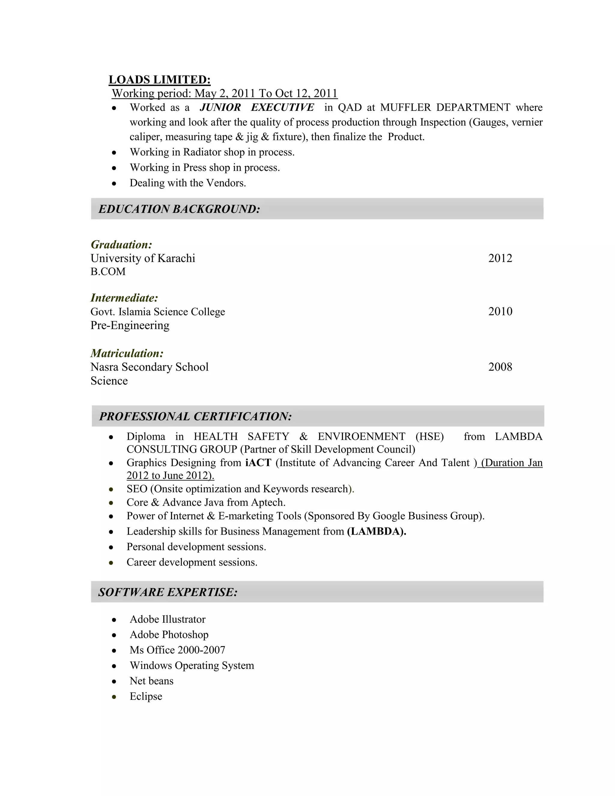 Muhammad taha irfan khan | DOCX