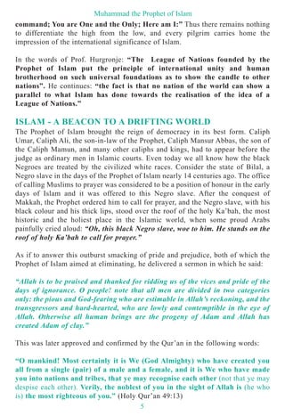 Muhammad the prophet of islam | PDF | Islam | Religion & Spirituality