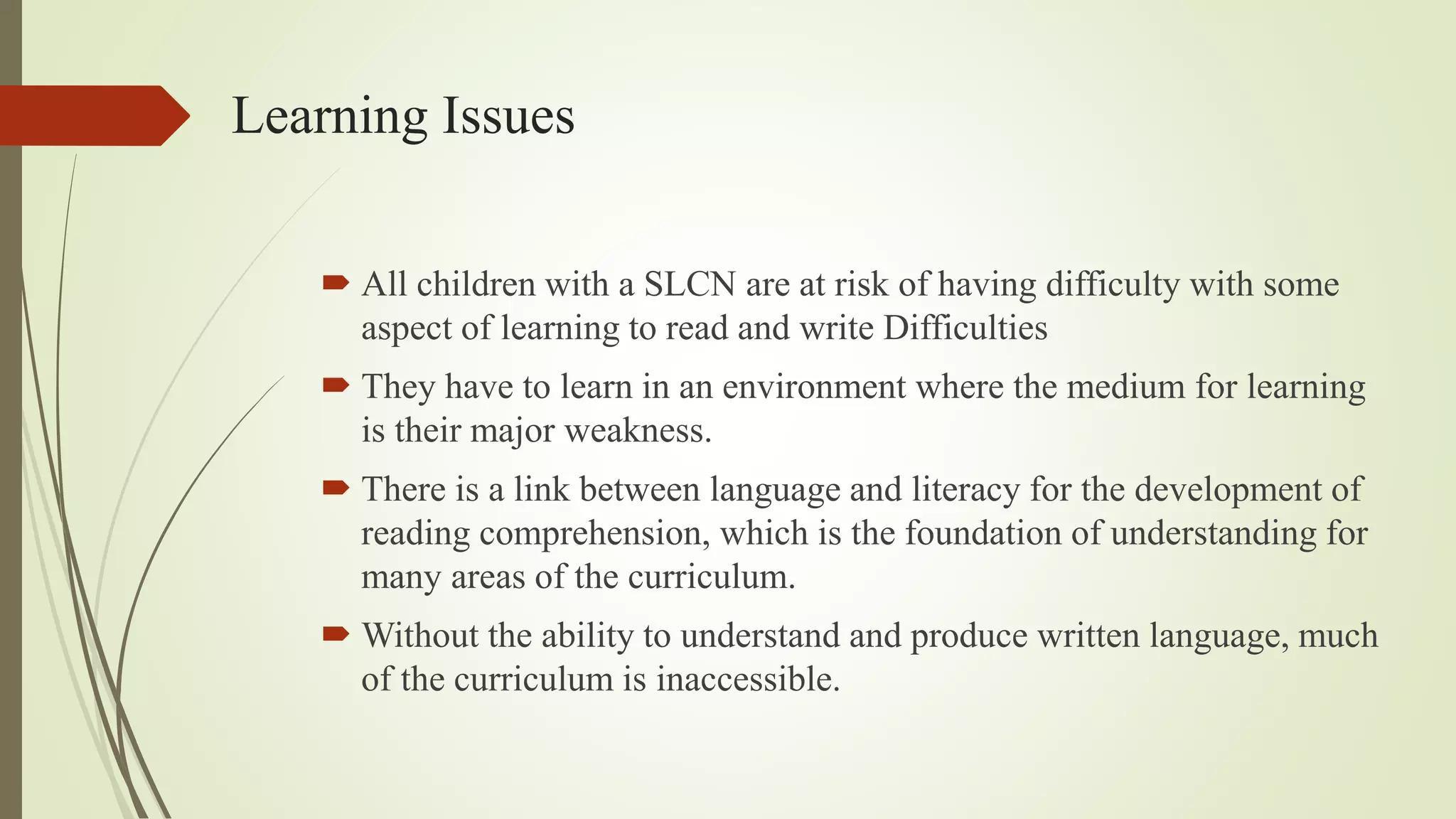 common issues in the perspective of speech and language disorders | PPTX