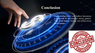 Direct and indirect Quotations Financence | PPTX
