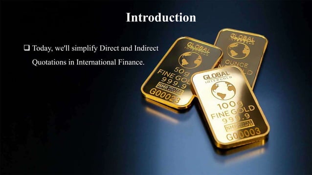 Direct and indirect Quotations Financence | PPTX
