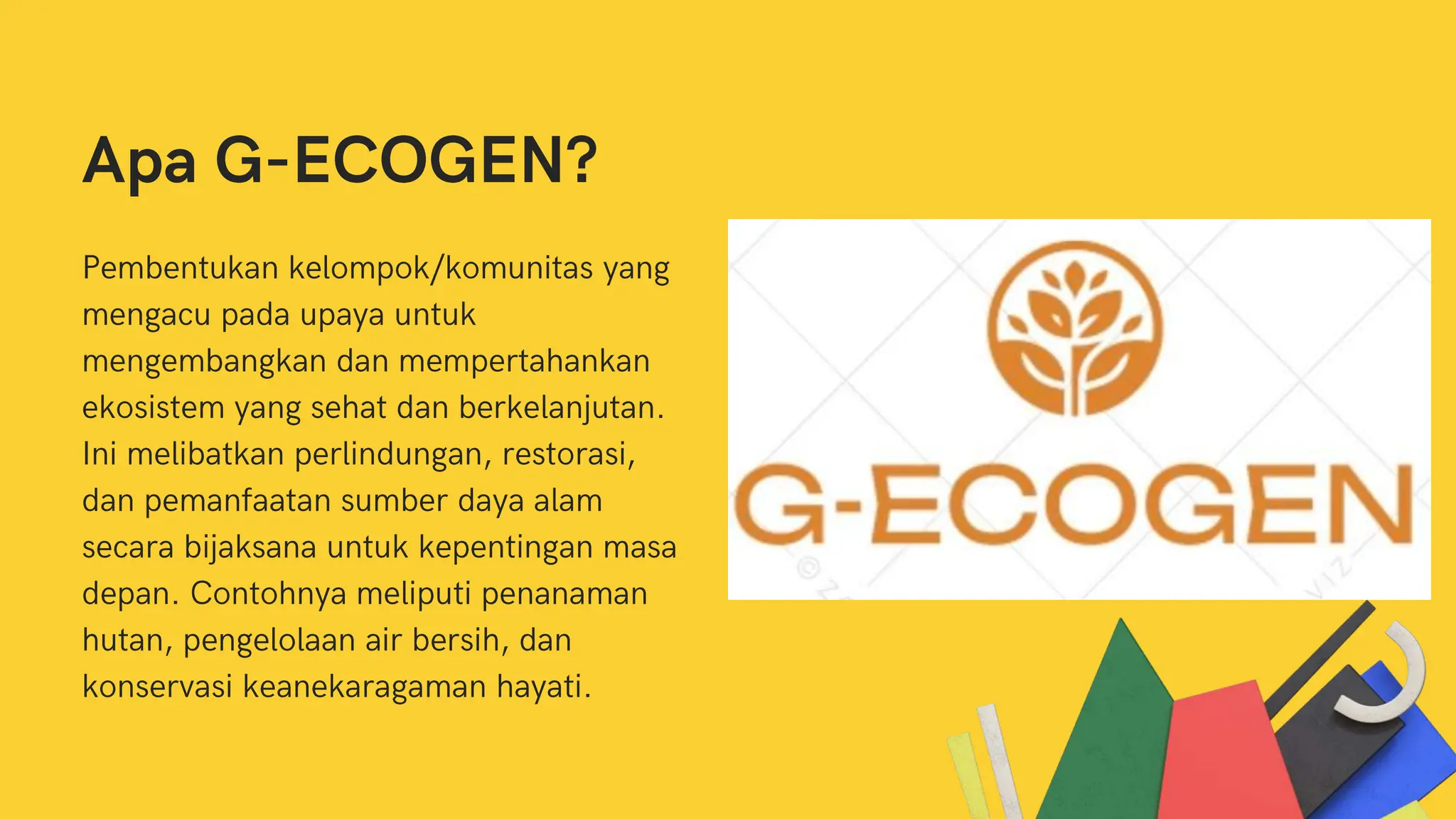 Green Ecosystem Generation (G-ECOGEN) .pptx