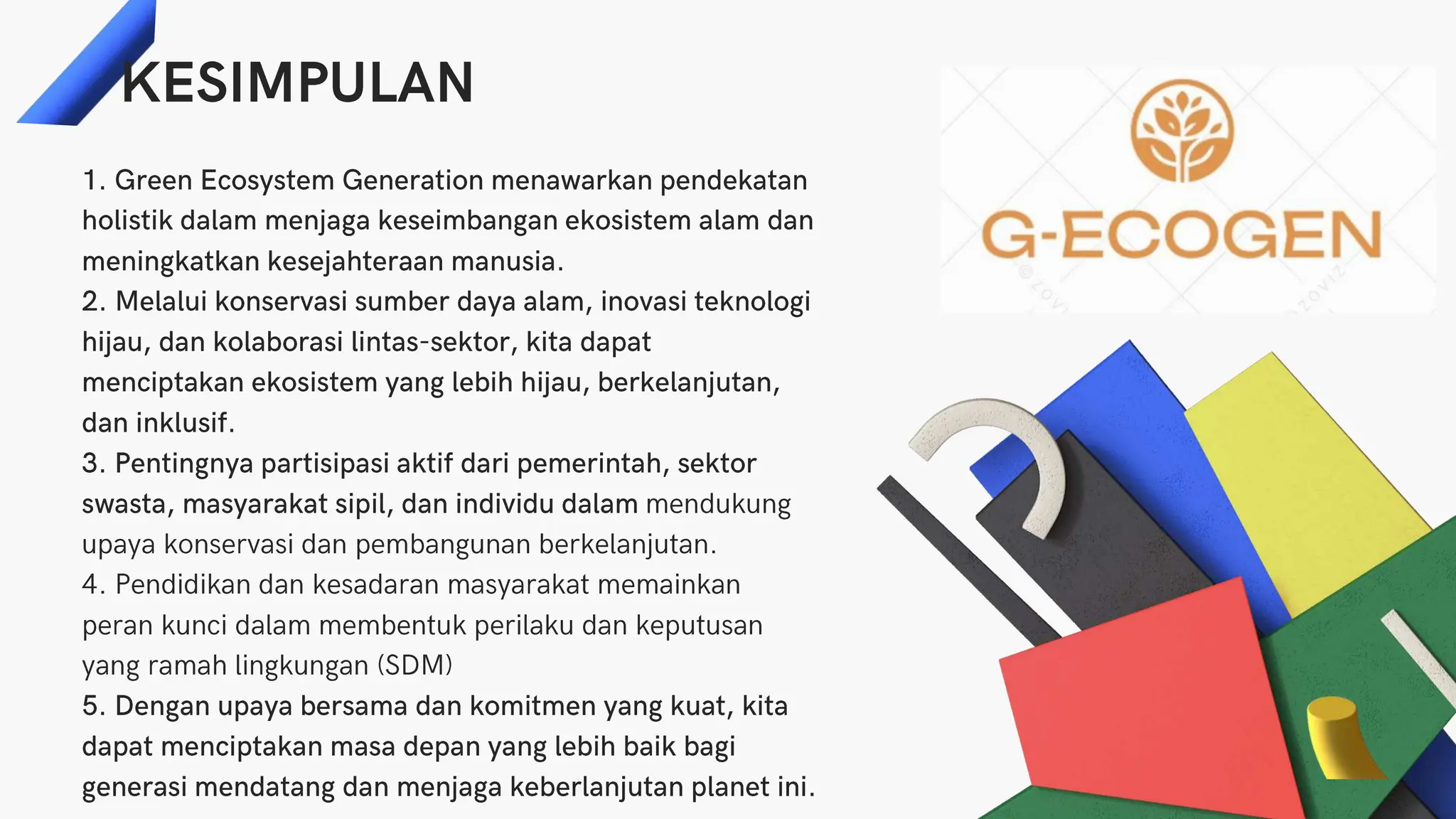 Green Ecosystem Generation (G-ECOGEN) .pptx