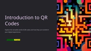 Muhammad Zahid Qr code genrator project python .pptx