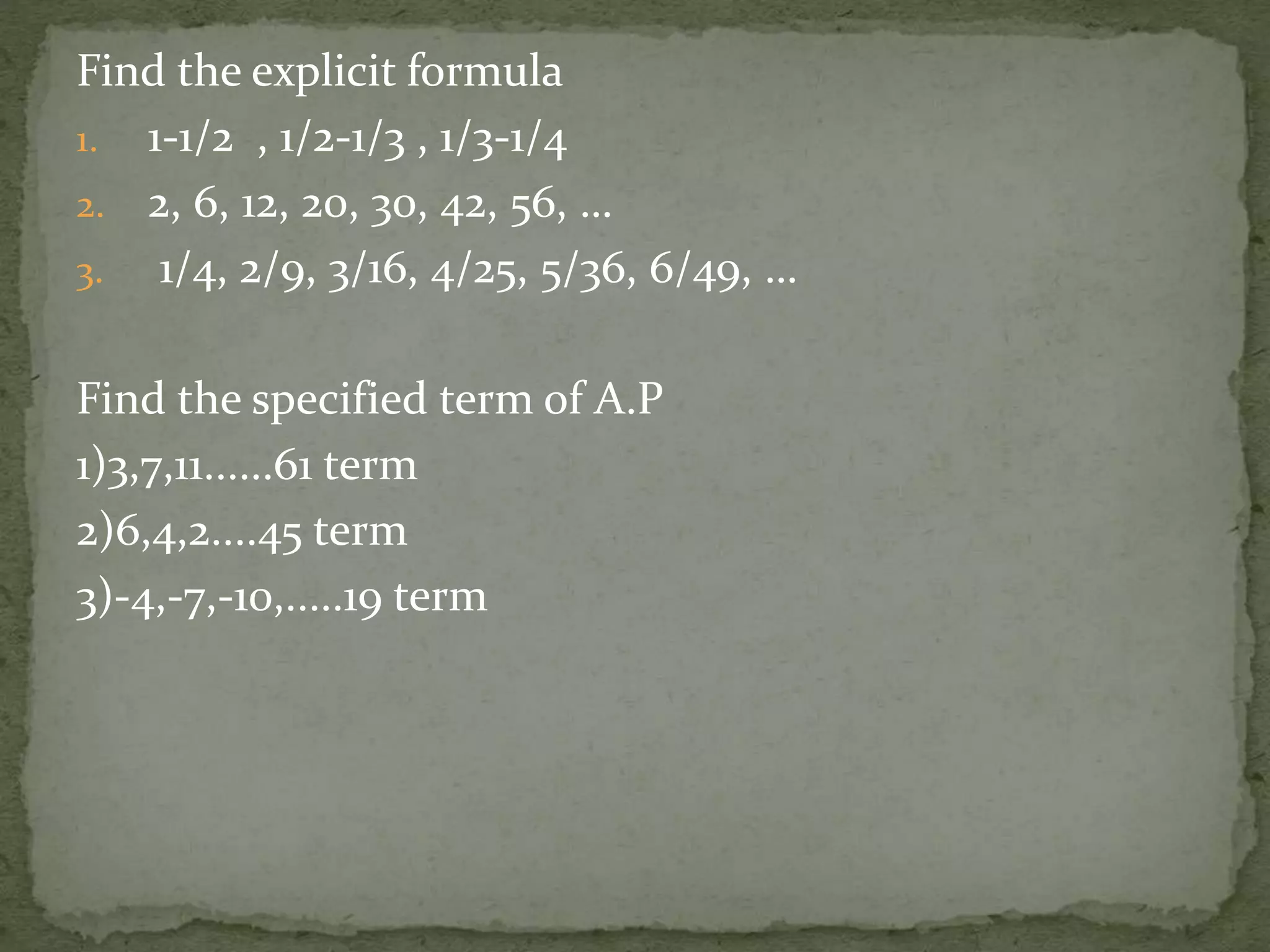 Arithmetic vs Geometric Series and Sequence | PPTX