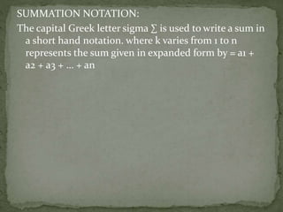 Arithmetic vs Geometric Series and Sequence | PPTX