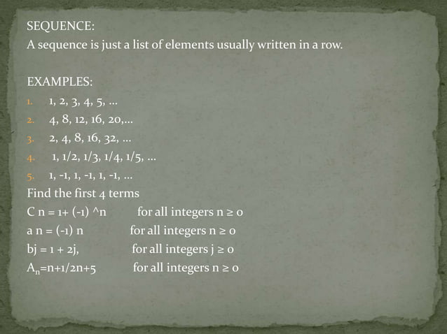 Arithmetic vs Geometric Series and Sequence | PPTX