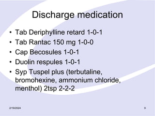 case presentation on chronic obstuctive pulmonary disease | PPT
