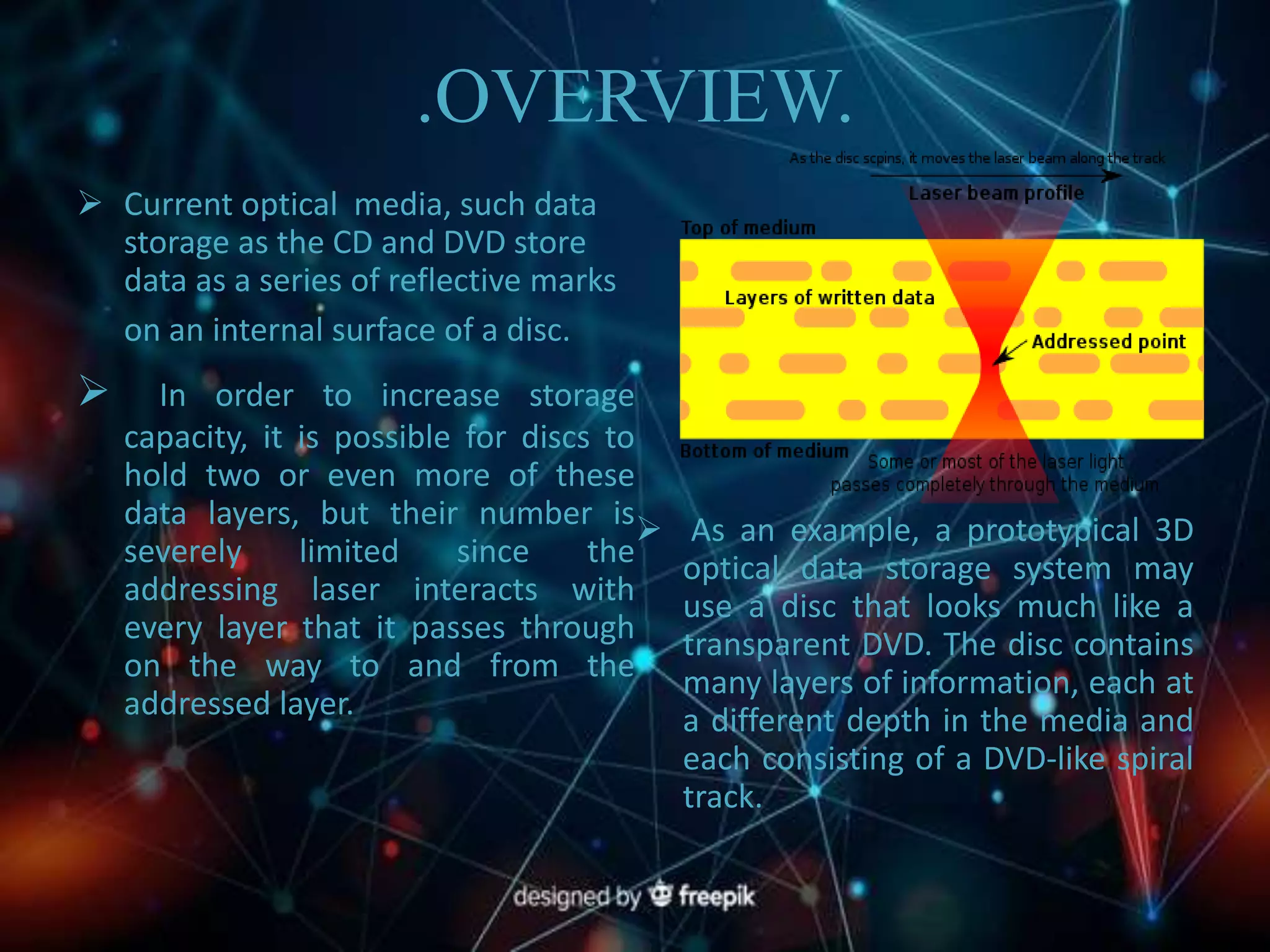 3d optical data storage ppt | PPTX