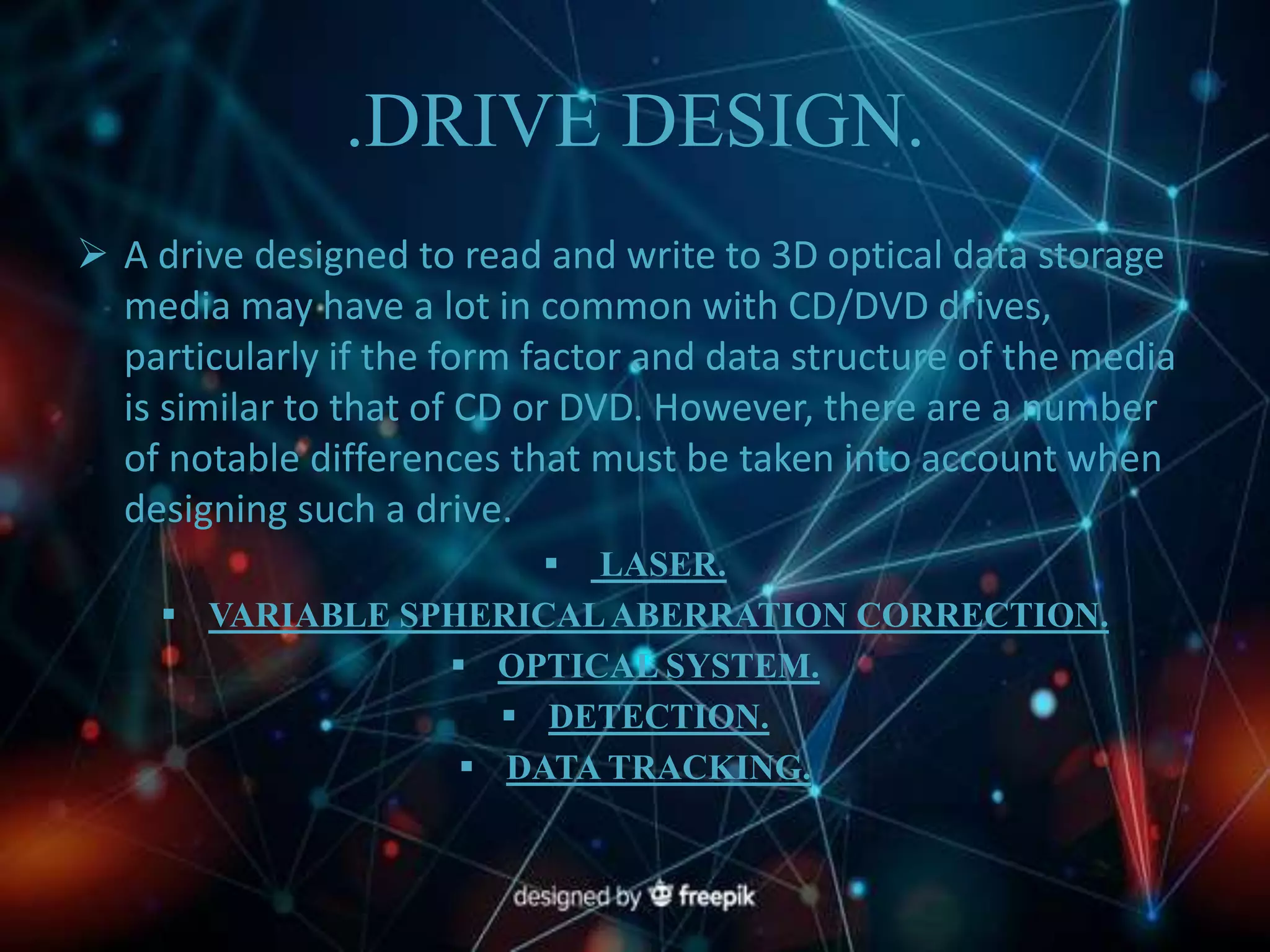 3d optical data storage ppt | PPTX