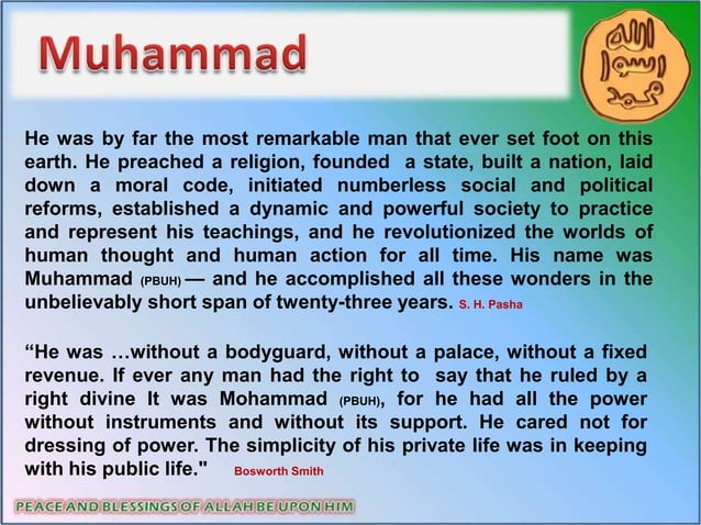 Prophet Muhammad | PPT