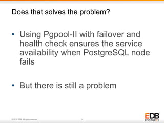 PGConf APAC 2018 - PostgreSQL HA with Pgpool-II and whats been ...