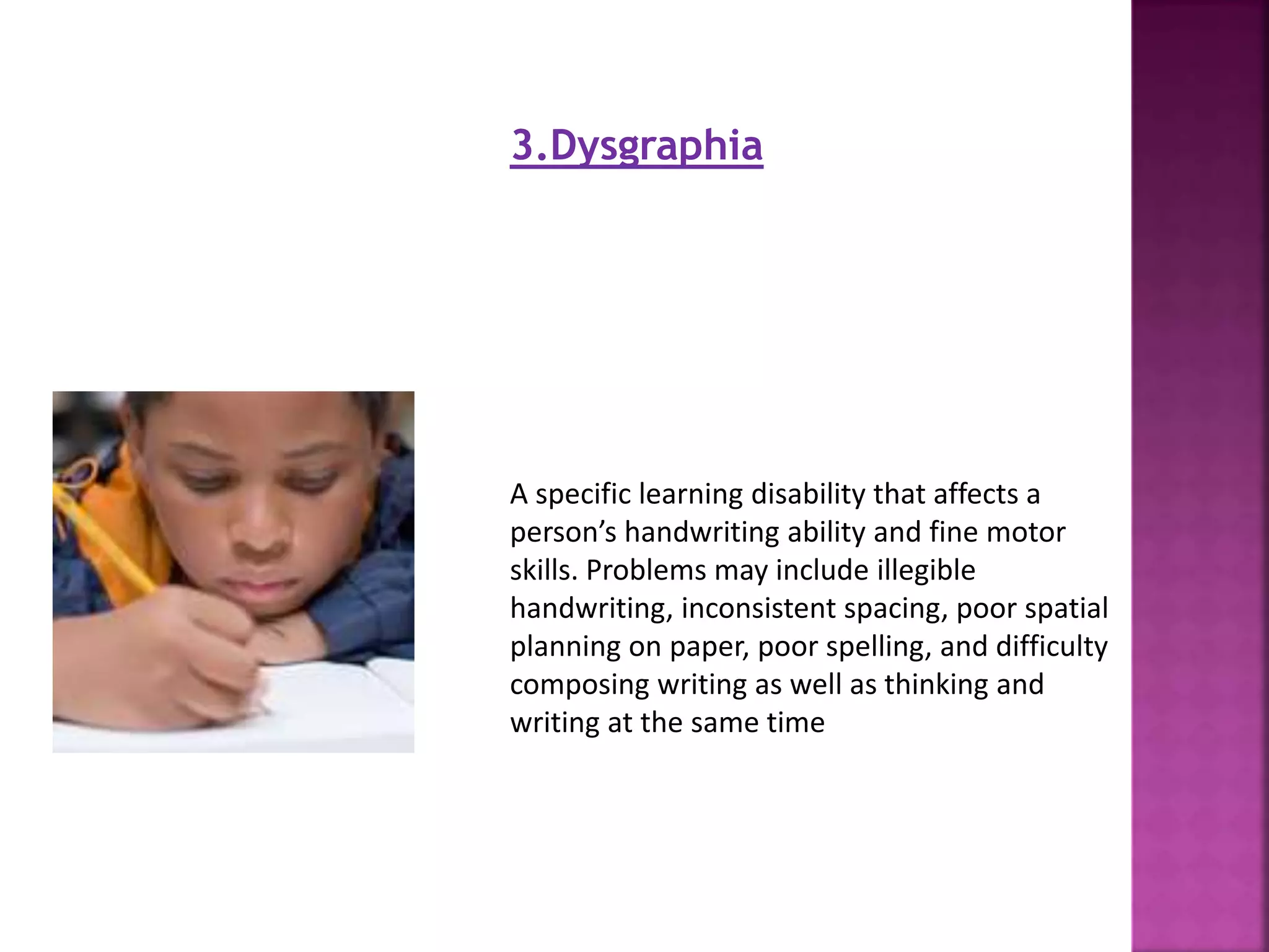 Learning disability in inclusive education: Power point presentation | PPTX