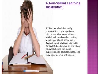 Learning disability in inclusive education: Power point presentation ...