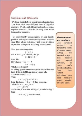 NEGATIVE NUMBERS | PDF | Physics | Science