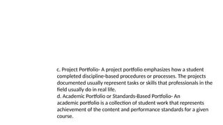 MY Humanities and Social Science Portfolio | PPTX